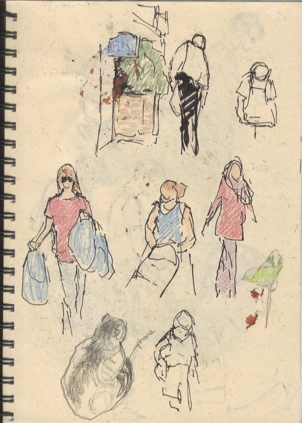 suburban sketches: Project 5 - The moving figure Exercises 1 and 2