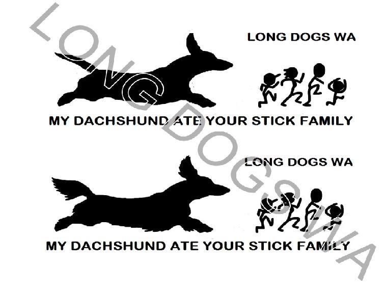 Long Dogs WA: Long Dog stickers...