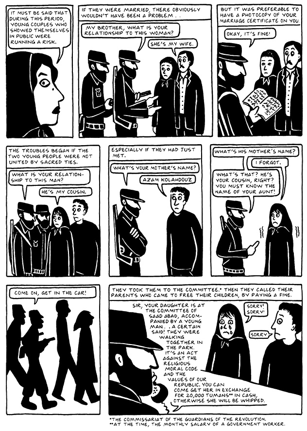 Read Persepolis 2, Section 14: The Makeup, Page 134