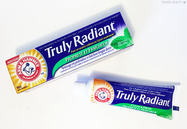 REVIEW: Arm & Hammer Truly Radiant Toothpaste* - Prairie Beauty