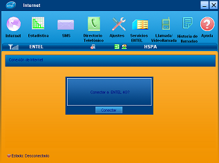 Modem de Entel en Bolivia