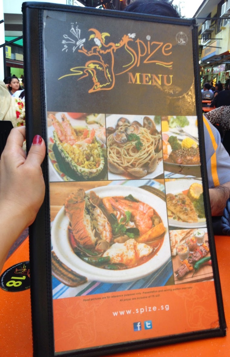 Susan's Blog: Spize Bedok