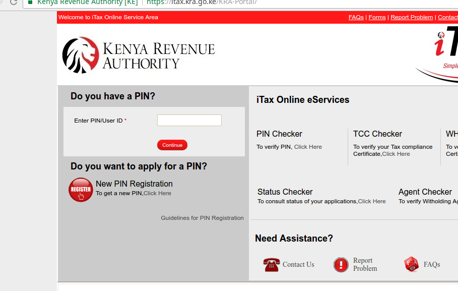 How to file KRA nil returns for unemployed with pin