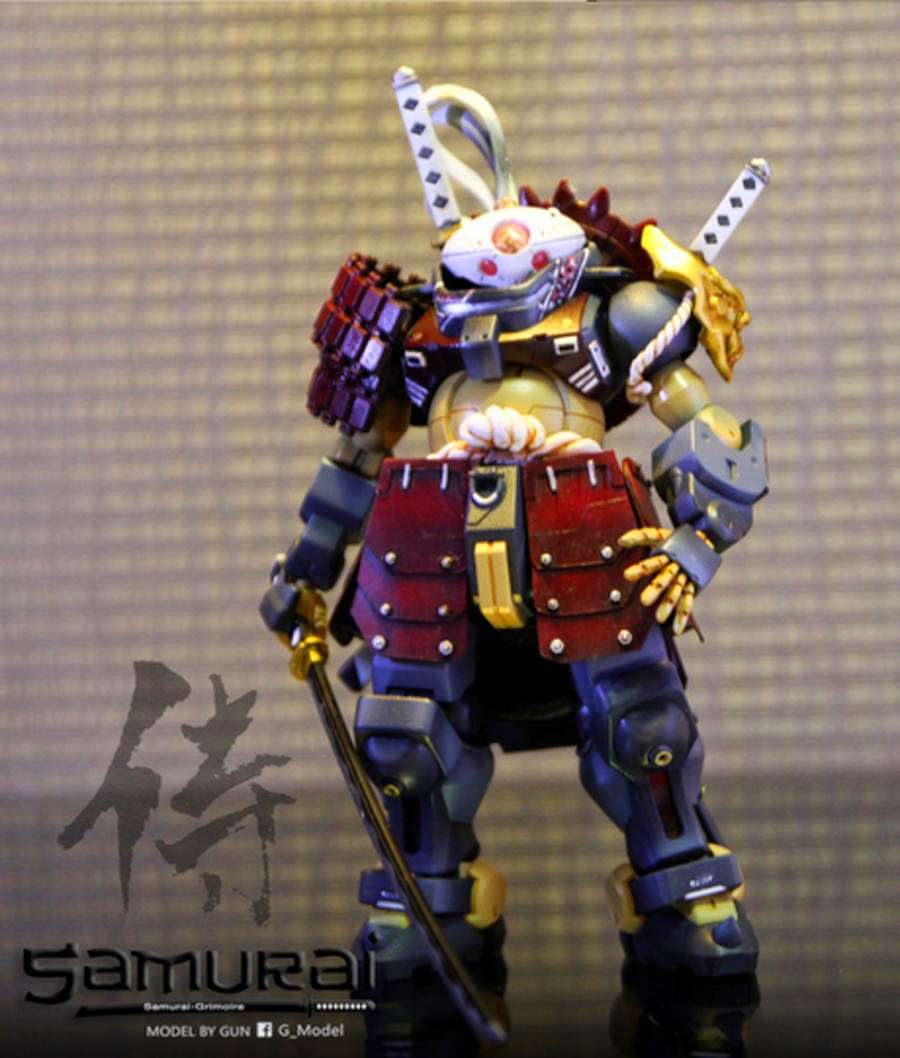 Custom Build: HG 1/144 Grimoire "Samurai" - Gundam Kits Collection News ...
