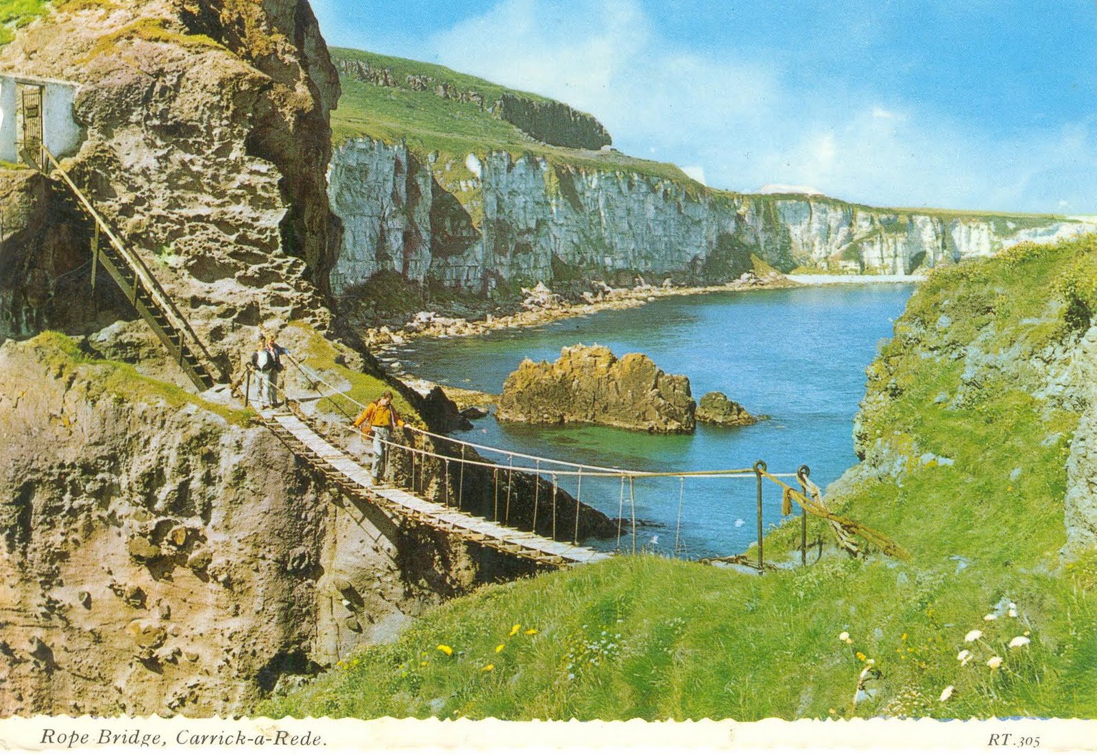 Poskad Carrick -A-Rede Rope Bridge, Ireland | Blues Riders