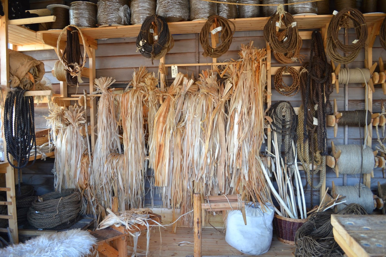 spinsjal: Denmark part one: Weaving Viking Sails and Twisting Viking ...