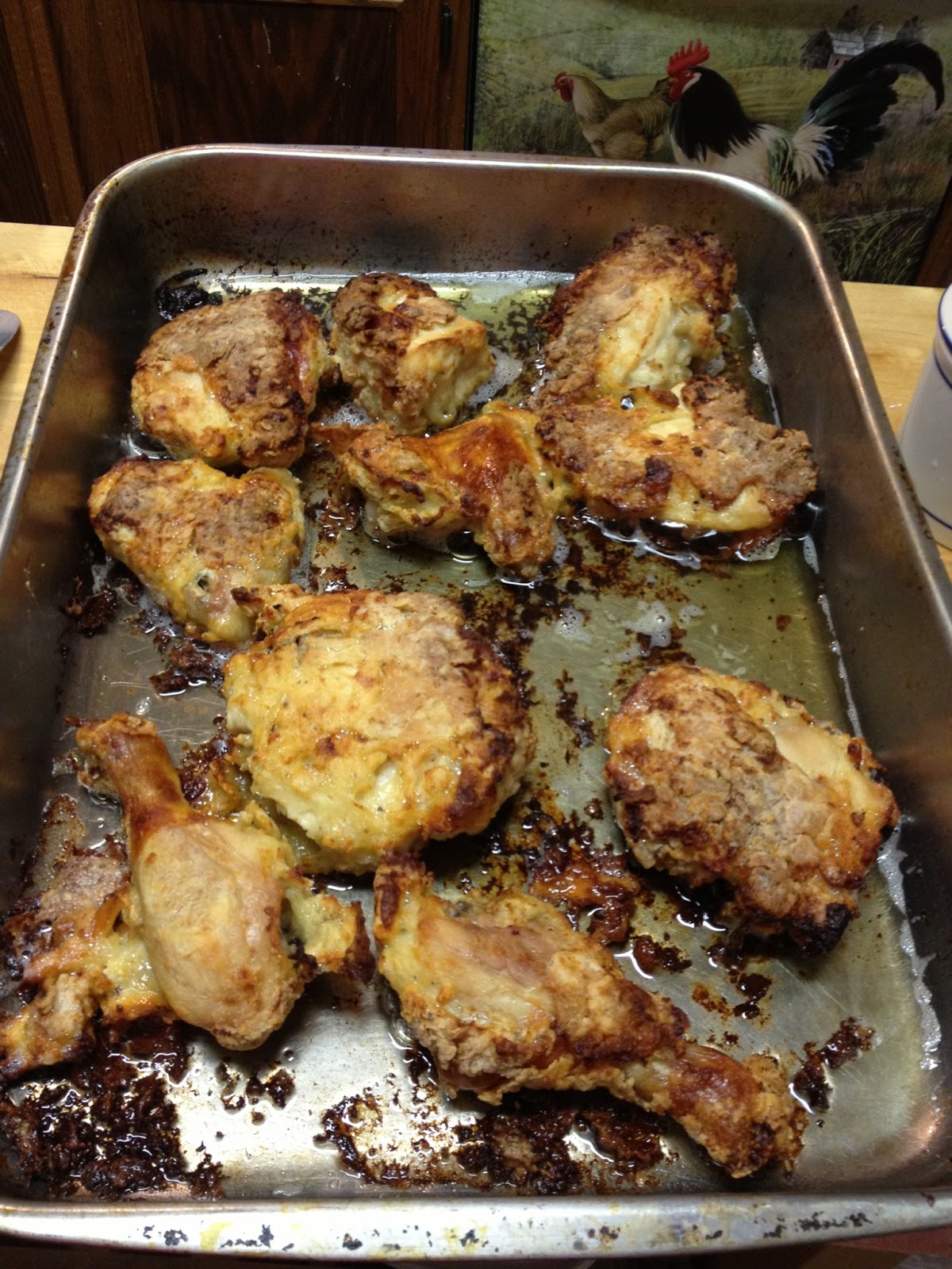 Tracy Cooks in Austin: Fried chicken in the OVEN, real fried chicken!