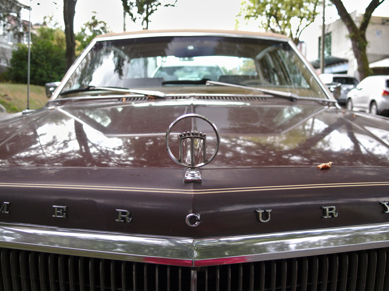 Old Parked Cars Vancouver: 1975 Mercury Grand Monarch Ghia