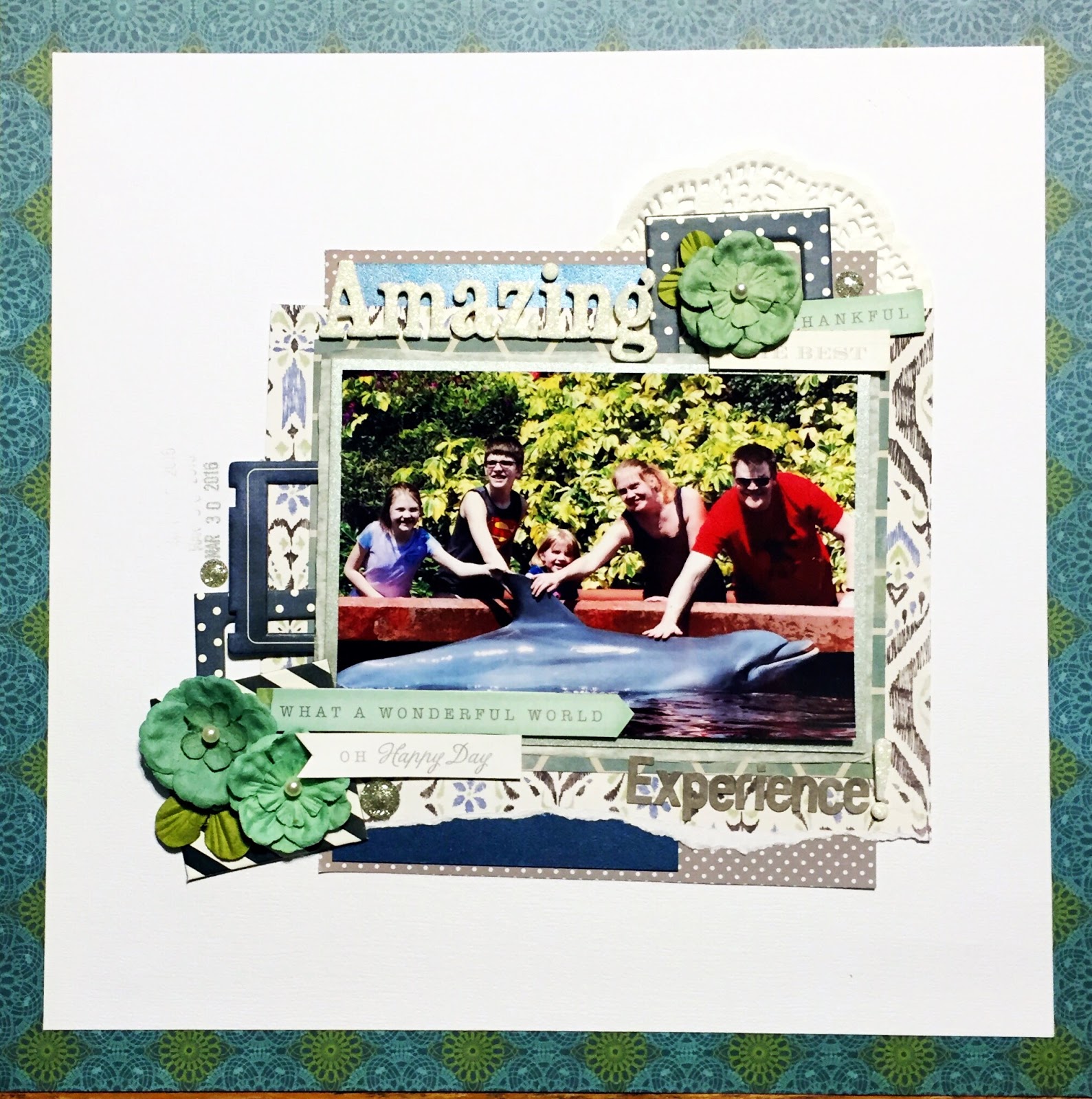 “Amazing” Layout (7/7/16) - Daisie's Scraps