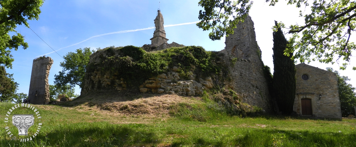 LA FRANCE MEDIEVALE: SABRAN (30) - Château-fort