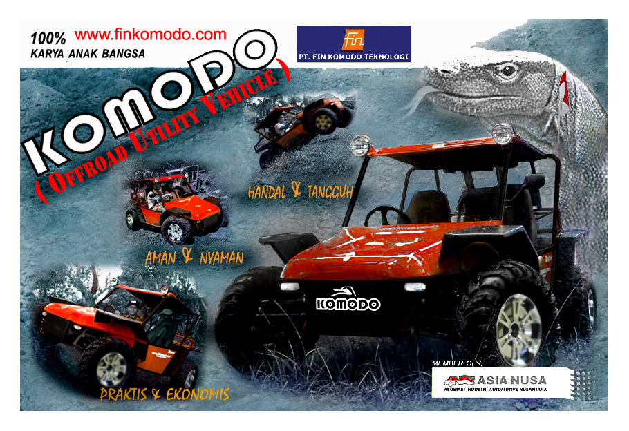 Birunya Samudra: Fin Komodo: Mobil Offroad Kaya Anak Bangsa