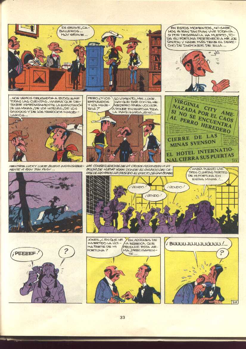 PERROS Y GATOS FAMOSOS: RANTANPLAN, EL PERRO DE LUCKY LUKE COMIC