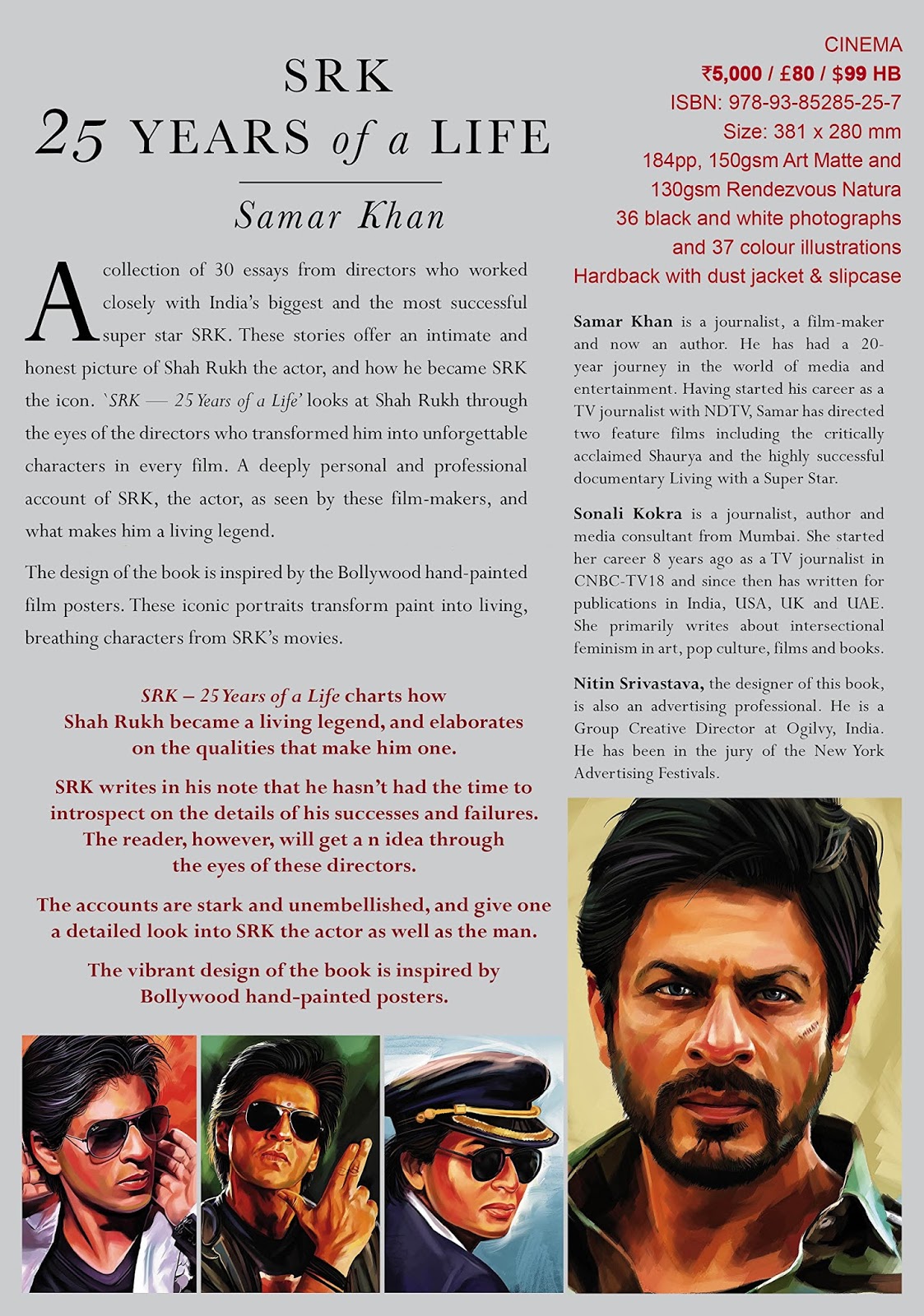 Indian Books Online: SRK 25 YEARS OF A LIFE