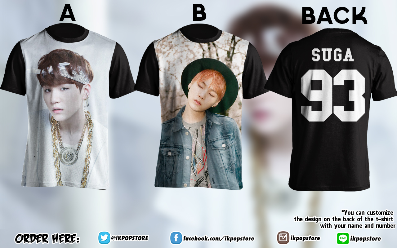 Exclusive Bangtan Boys (BTS) SUGA T-Shirt & Sweater ~ iKPOP STORE
