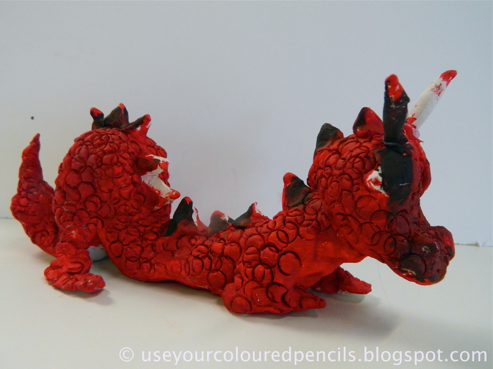 Use Your Coloured Pencils: Clay Chinese Dragons