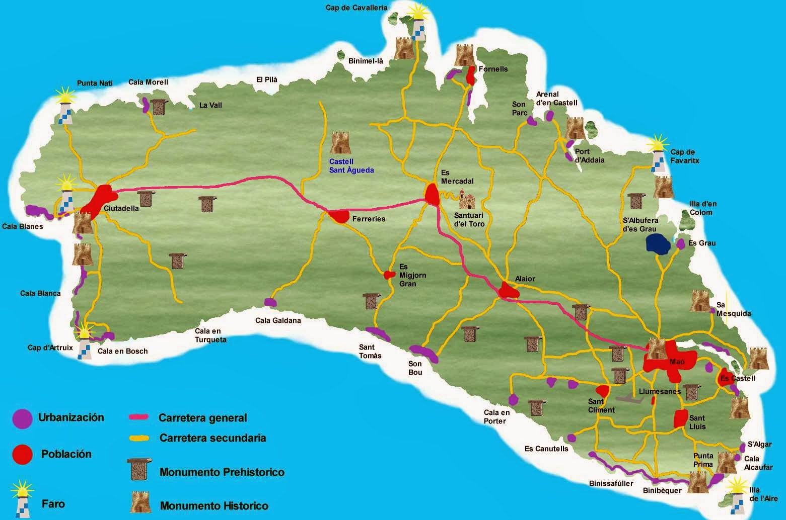 Atlas - Mapa Guia De Mahón