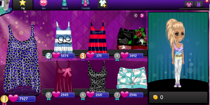 MovieStarPlanet: Design-Studio