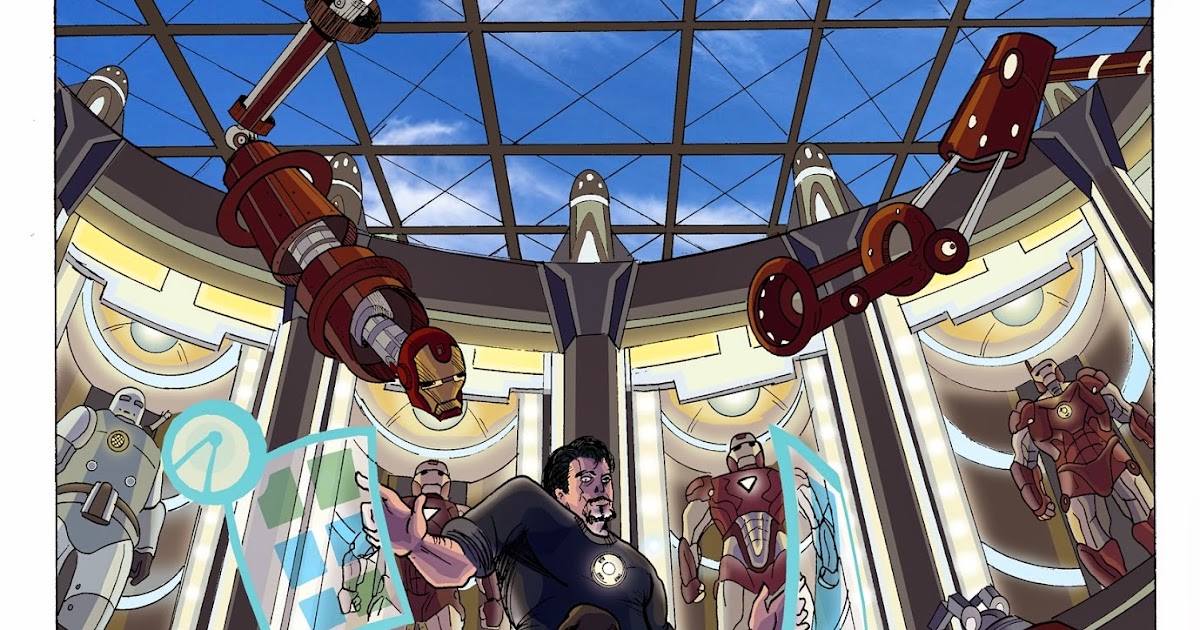 Dov Smiley: Comic Book Art: Iron Man: Tony Stark's Lab