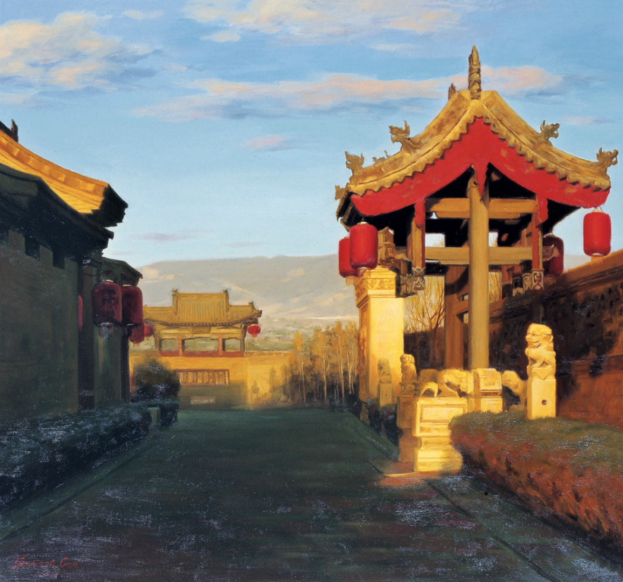 LOVE ART: Chinese oil paintings artist Chen shou gang landscape ...