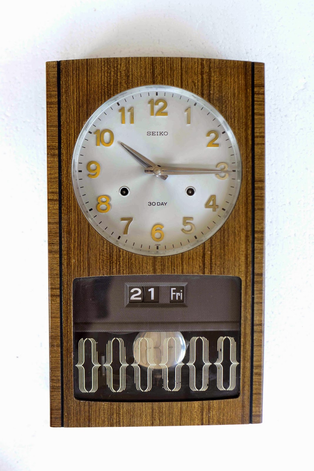 Old Vintage Gallery: Jam Dinding Vintage "Seiko" Japan (7)