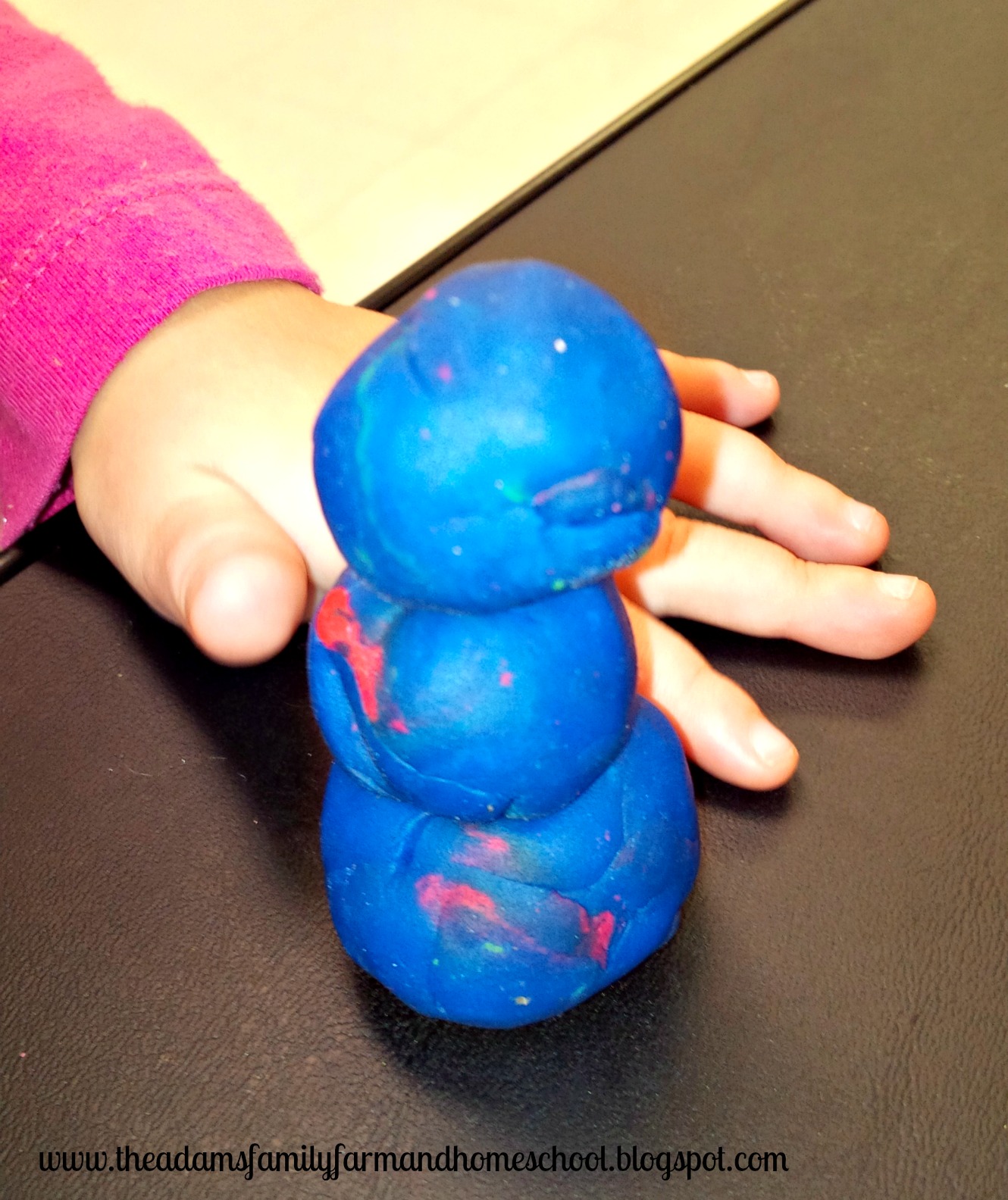 Adams Family Farm and Homeschool: Toddler School - Week 7 - Blue