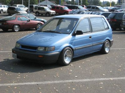Slammed '92 Plymouth Colt Vista makes me want to spend money ...