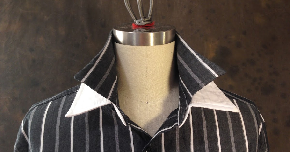 Refashion Co-op: Embellishing a split double collar