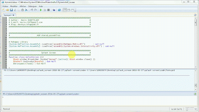 Powershell_WPF - Part III - How to load a splash screen