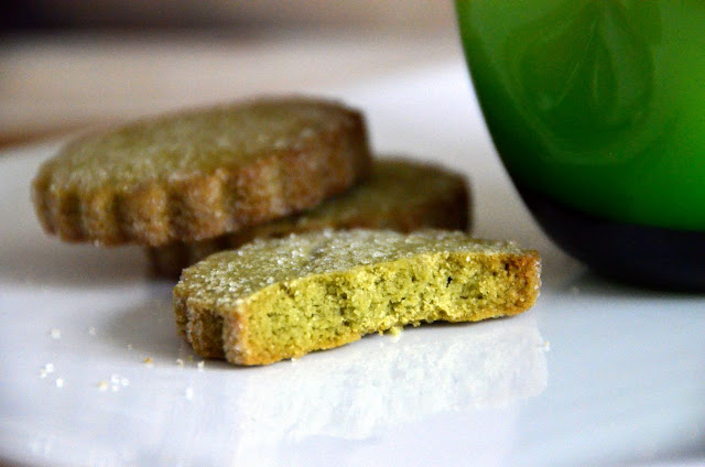 PIZZA FOR BREAKFAST: MATCHA (GREEN TEA) SHORTBREAD