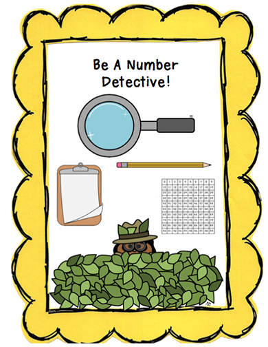 Bookish Ways in Math and Science: Monday Math Freebie - Be a Number ...