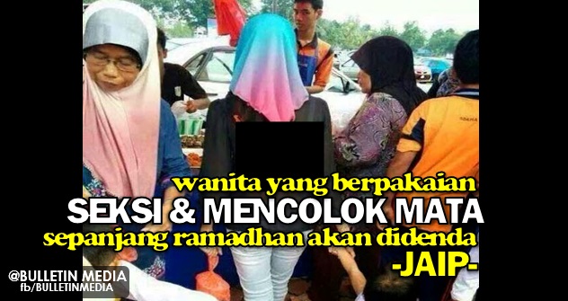 Wanita Berpakaian Seksi Dan Mencolok Mata Sepanjang Ramadan Akan ...