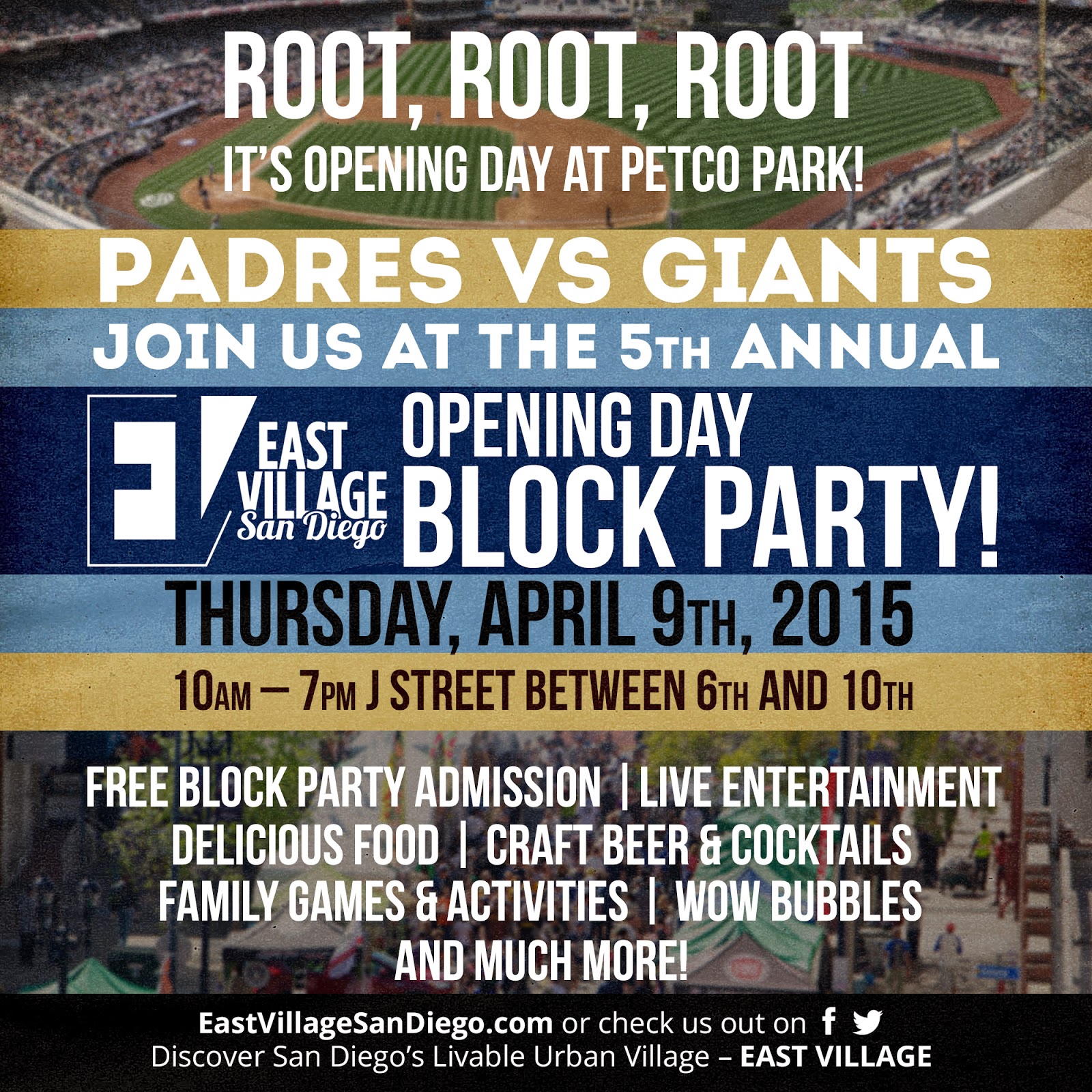 SanDiegoVille: Don't Miss The Free East Village Opening Day Block Party ...