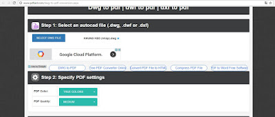 Hướng dẫn convert file autocad sang pdf online - BACVIET STEEL