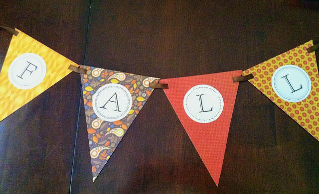 The Heckman Family: Fall Pennant Banner {A Tutorial}