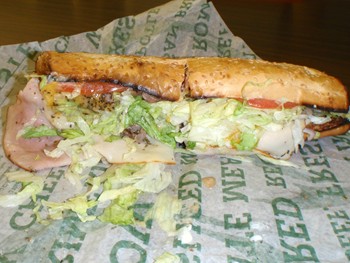 What You Really Get: Quiznos - Traditional Toasted Sub