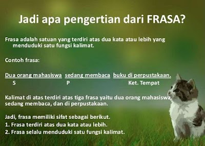Frasa: Pengertian, Ciri-ciri dan Jenis-jenis Frasa - katakita