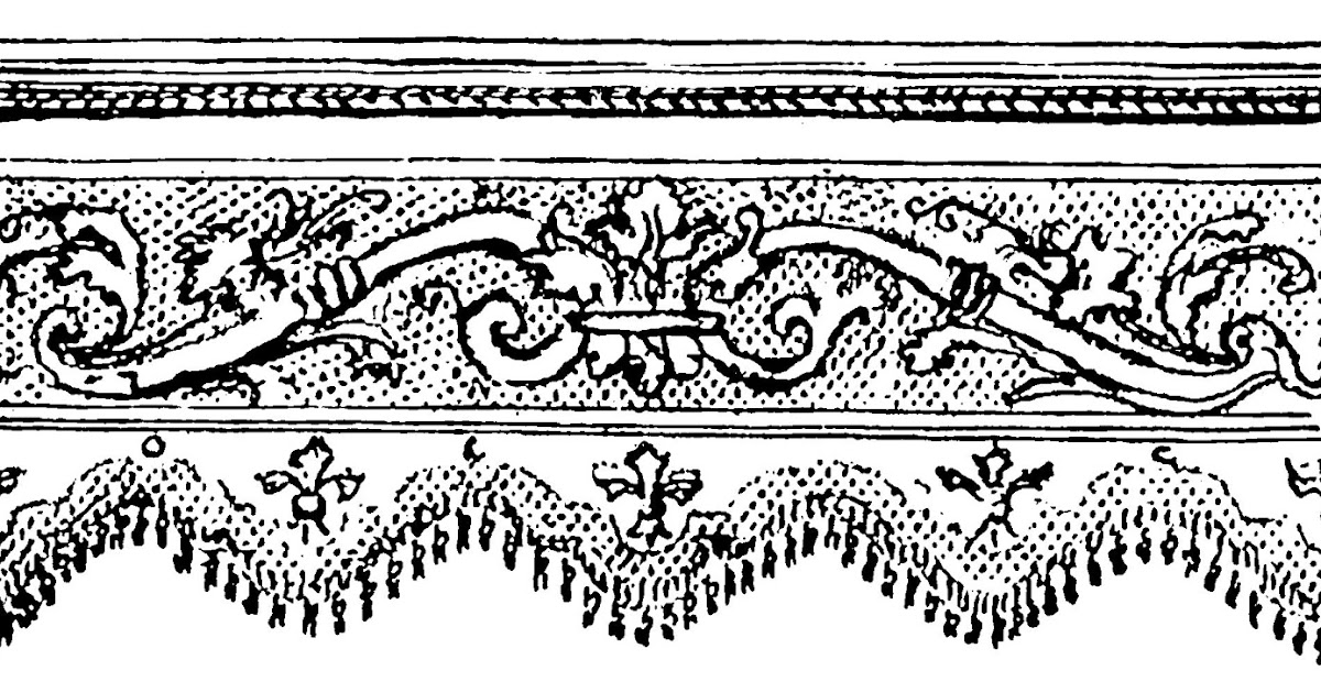 Digital Stamp Design: Royalty Free Decorative Border Designs Printable ...