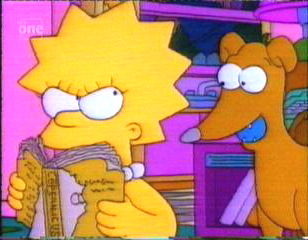 Belle's Bookshelf: Reading Icons: Lisa Simpson