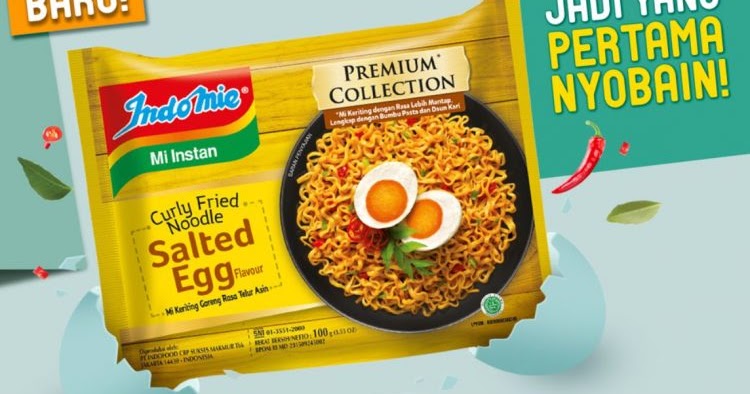 Indomie Salted Egg : Indomie Rasa Telor Asin