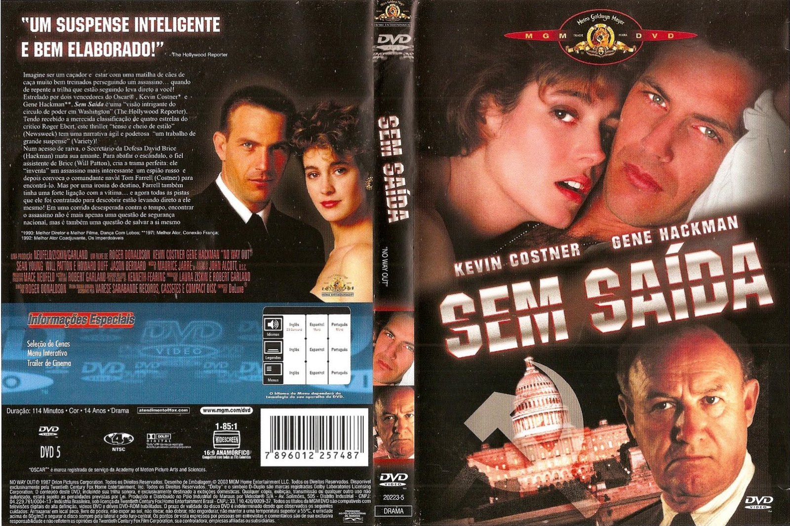 Capas Filmes Suspense: Sem Saída (1987)