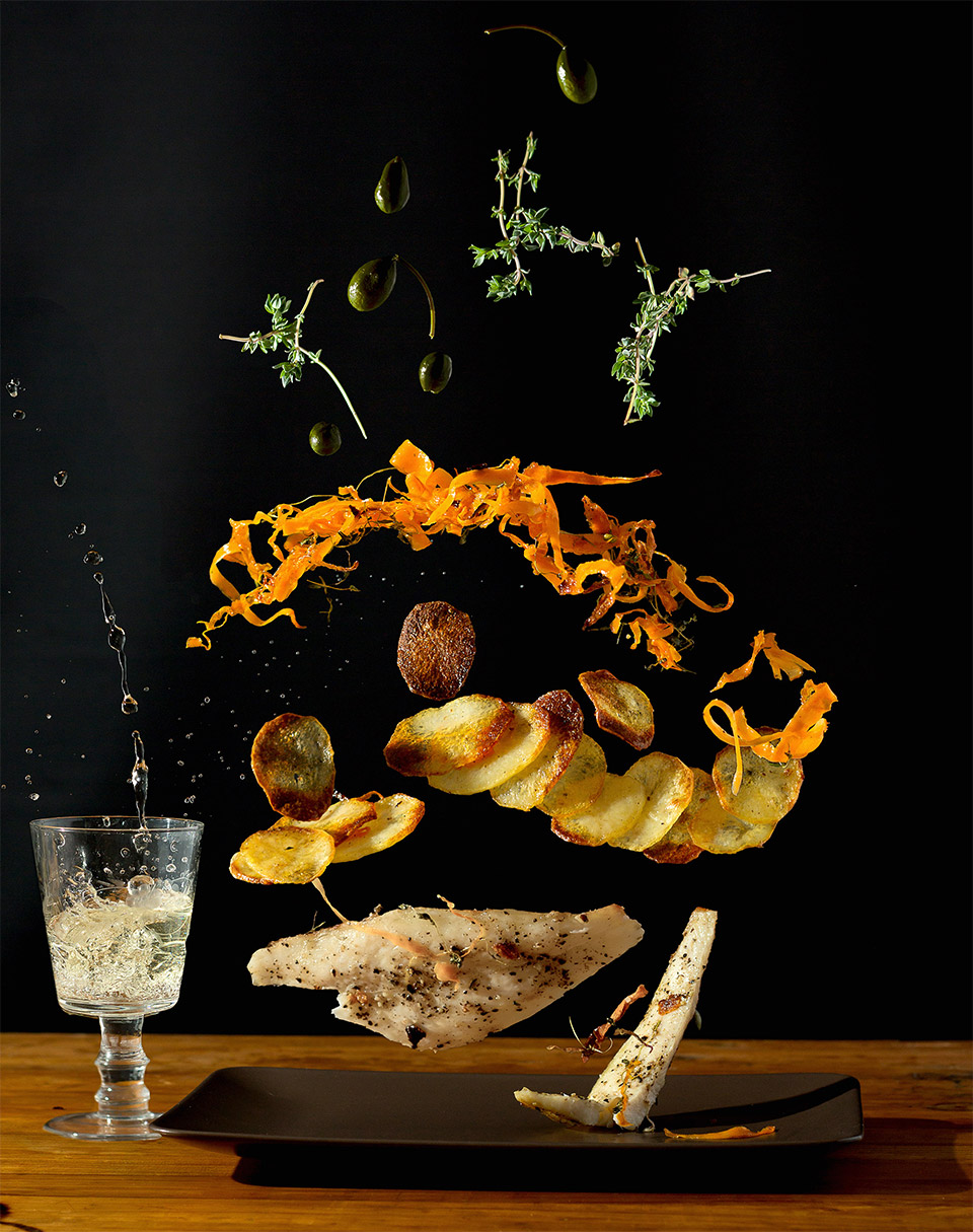 Fotógrafos fazem os alimentos voar para o ensaio Flying Food Recipes ...