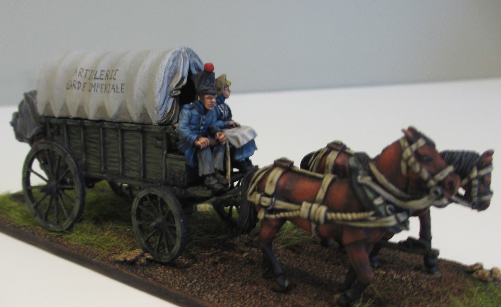 Horse and Musket: Napoleonic French Imperial Garde Baggage Wagon, 1815