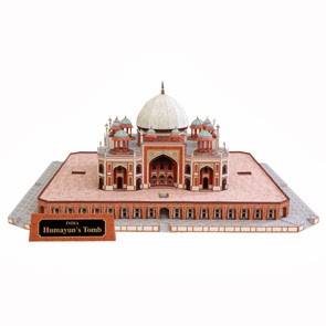Papercraft - India Humayun's Tomb - Papercraft4u | Free Papercrafts ...