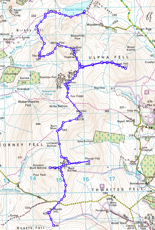 A Blog on the Landscape!: The South West Cumbrian Fells Day 2.