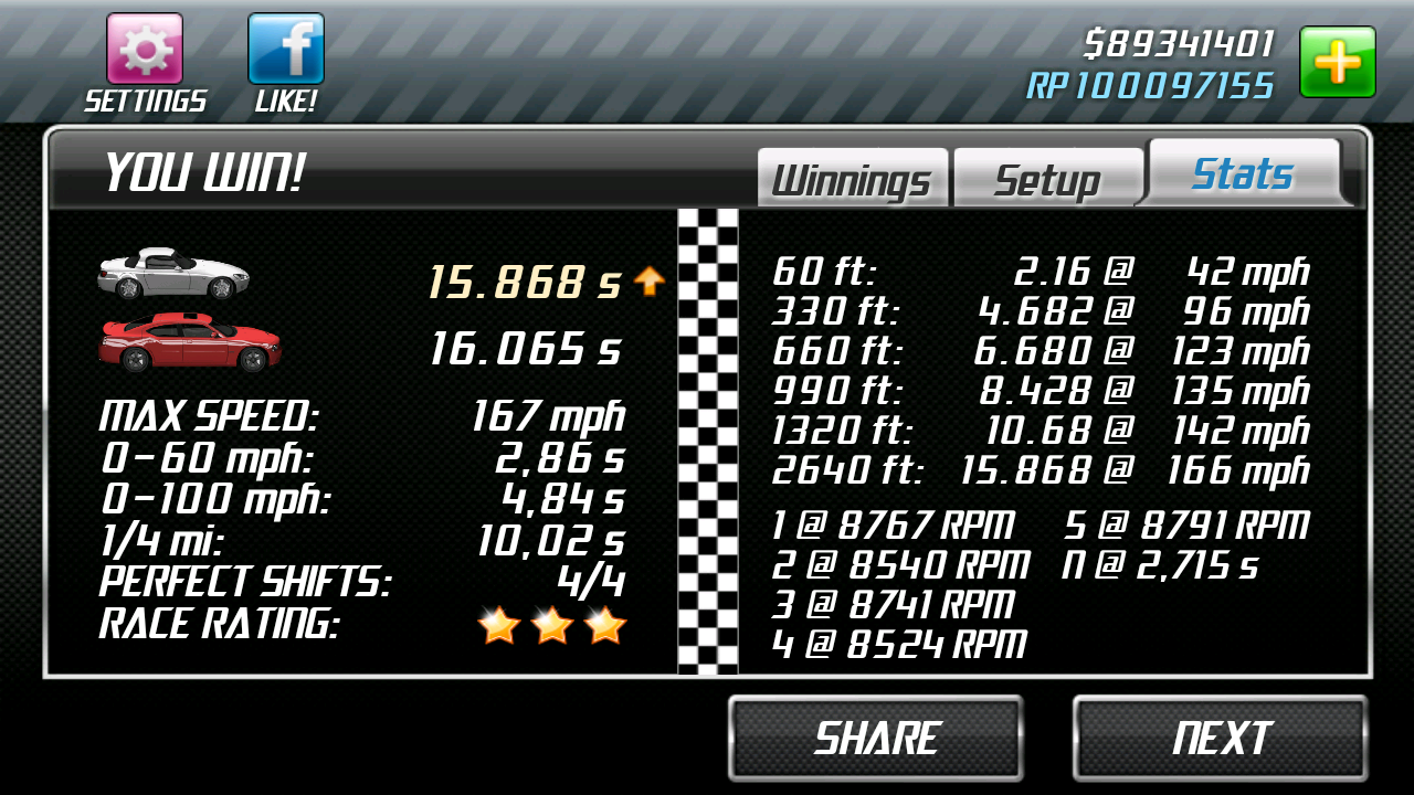 Drag Racing Tune Car V.1.5: Drag Racing tune car Honda S2000(v.1.5)