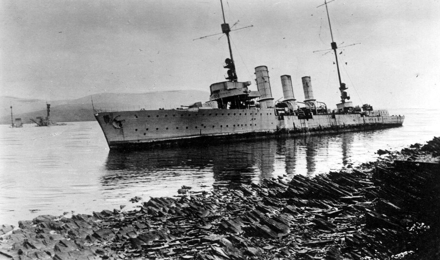 Tour Scotland: Old Photographs German Light Cruiser Nurnburg Scapa Flow ...