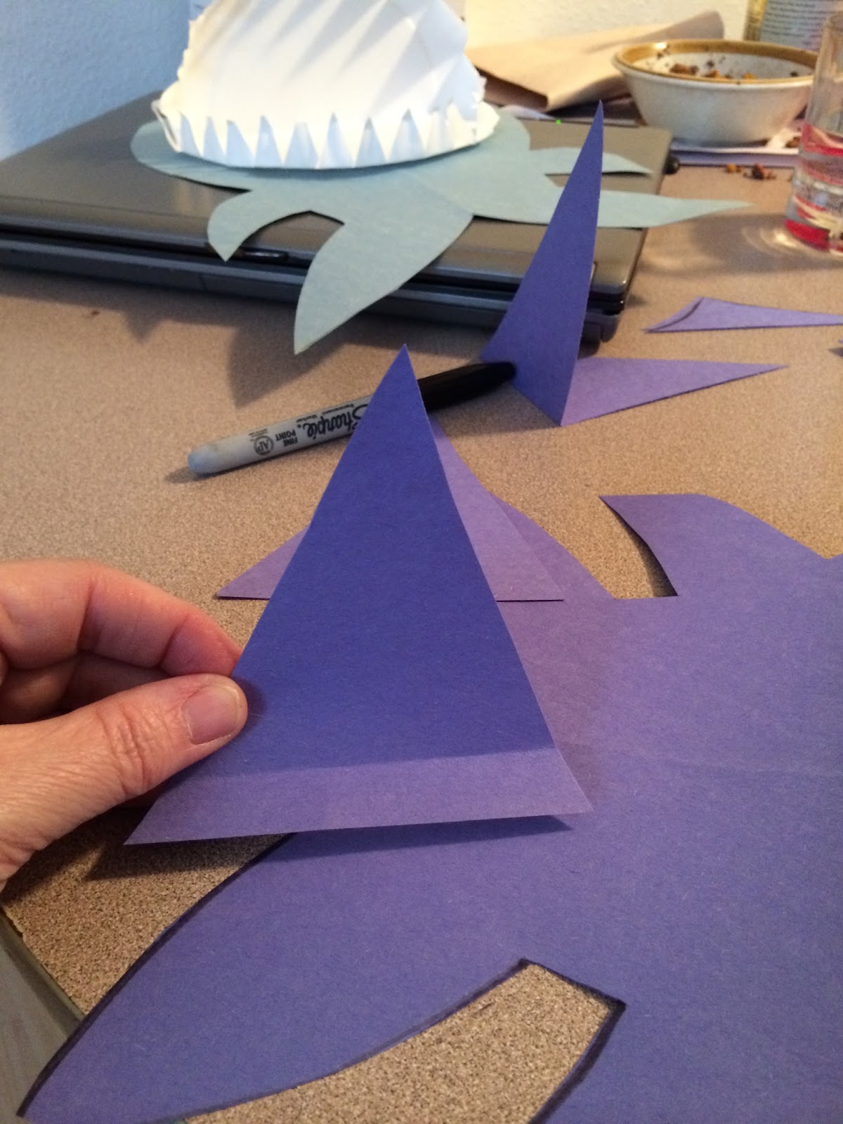 Educating children with disabilities: Week 5 of ESY.....Making a Shark