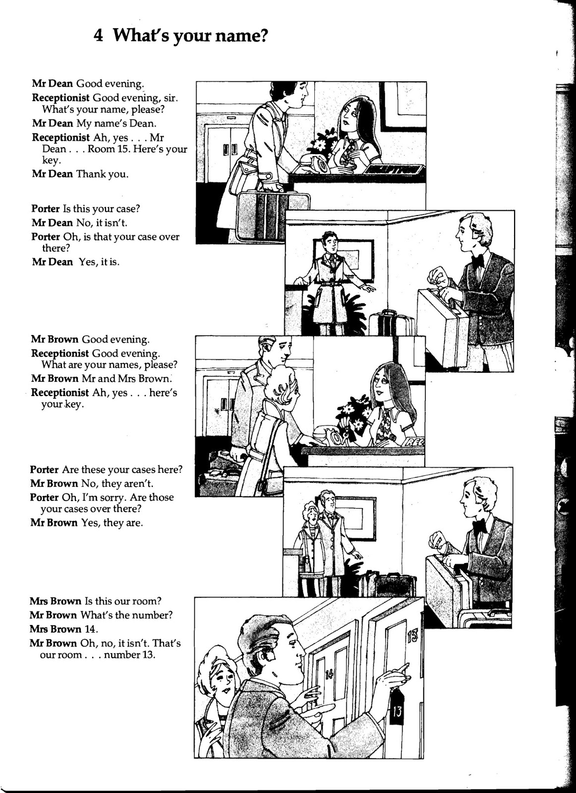Unit 4: What's your name? - Streamline English Departures