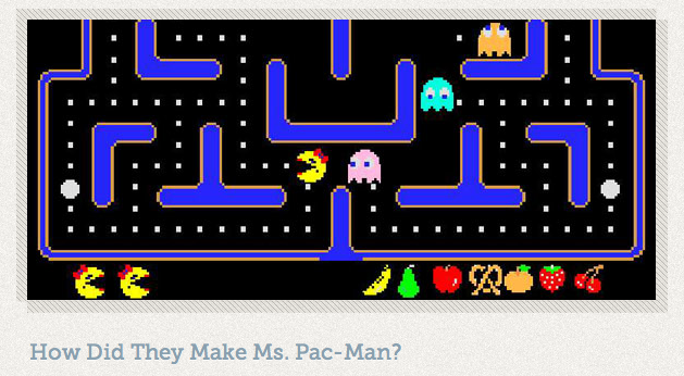 Teaching Transformations using Ms. Pac-Man