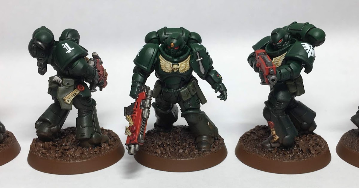Blood, Paint and Tears: Dark Angels Primaris Intercessors squad one